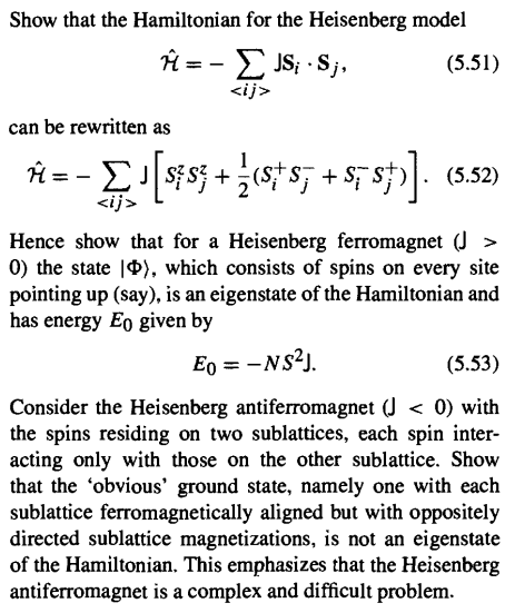 Solved Show that the Hamiltonian for the Heisenberg model | Chegg.com