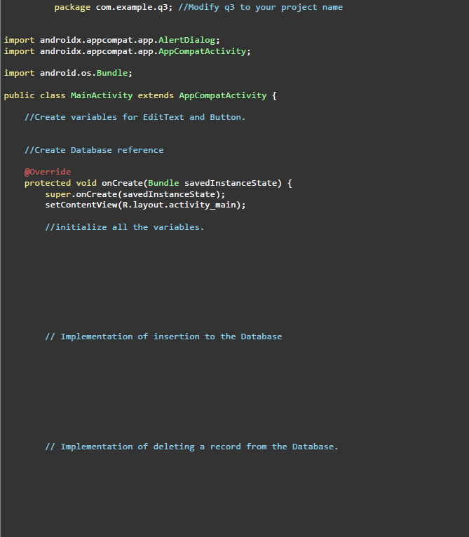 Solved course : IT Mobile Application Development note : | Chegg.com