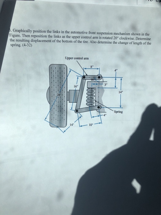 Solved .Graphically position the links in the automotive | Chegg.com