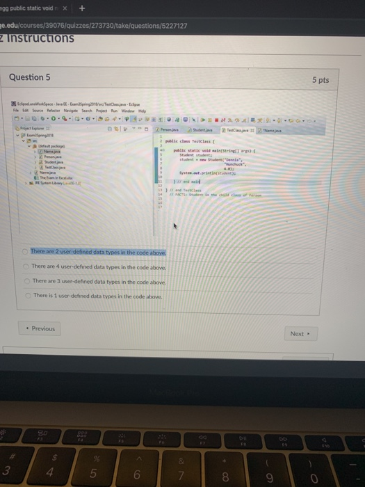 Solved 99 public static void「 x + 127 Instructions Question | Chegg.com