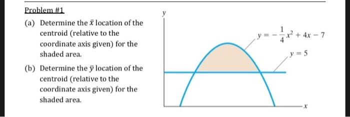 Solved (a) Determine the location of the centroid (relative | Chegg.com