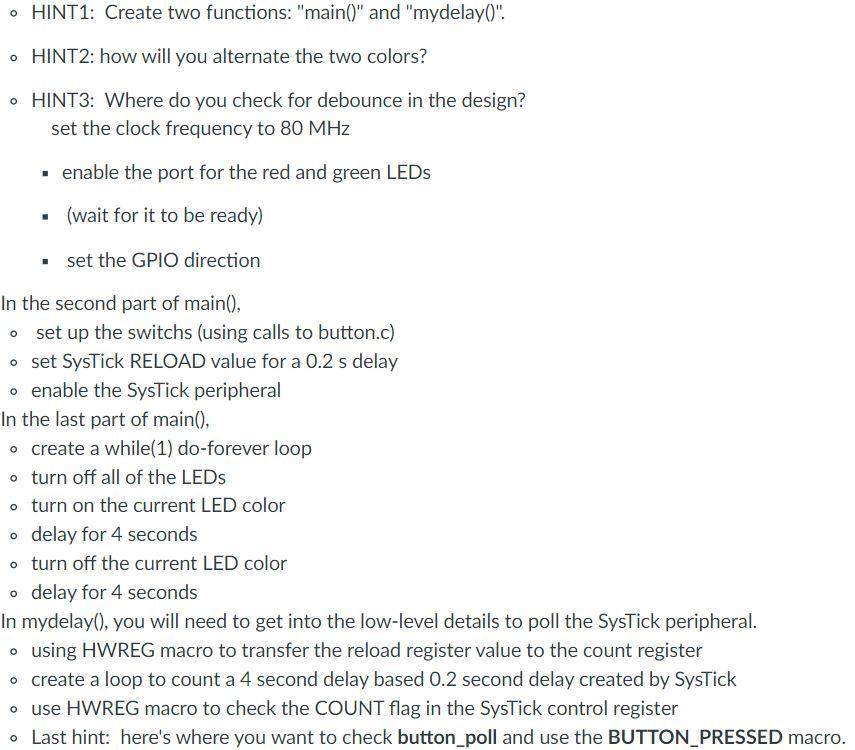 Solved Using Code Composer Studio and the code below | Chegg.com