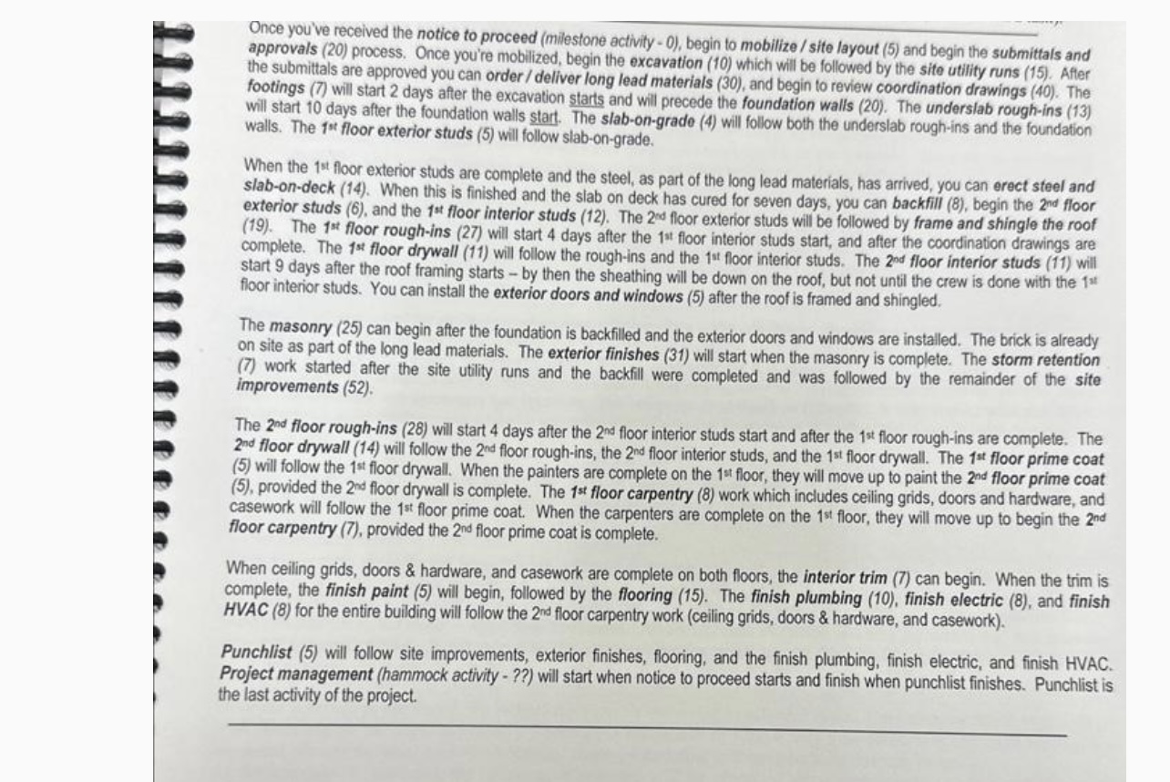 Solved need a network diagram | Chegg.com