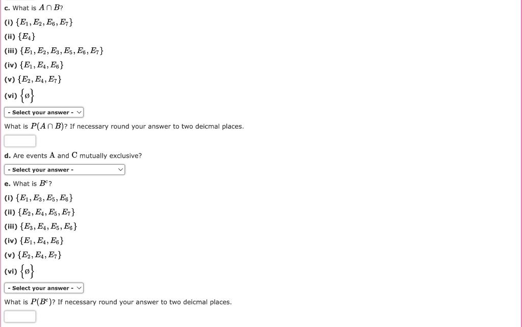 Solved Suppose that we have a sample space | Chegg.com