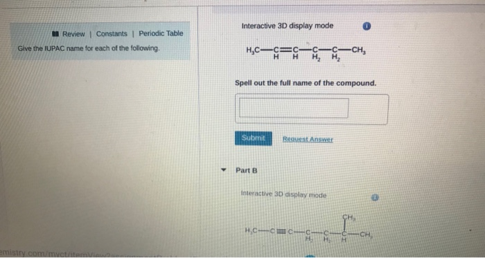 Solved Interactive 3D display mode0 Review l Constants l | Chegg.com