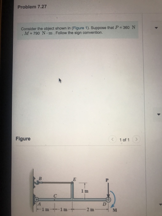 Solved Determine the internal normal force at point C Nc? | Chegg.com