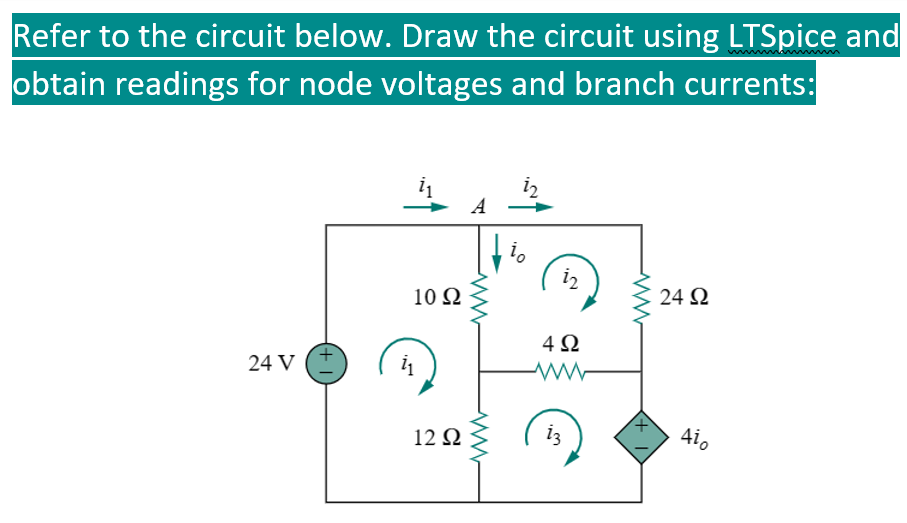 Solved Refer to the circuit below. Draw the circuit using | Chegg.com Solved Refer to the circuit below. Draw the circuit using | Chegg.com