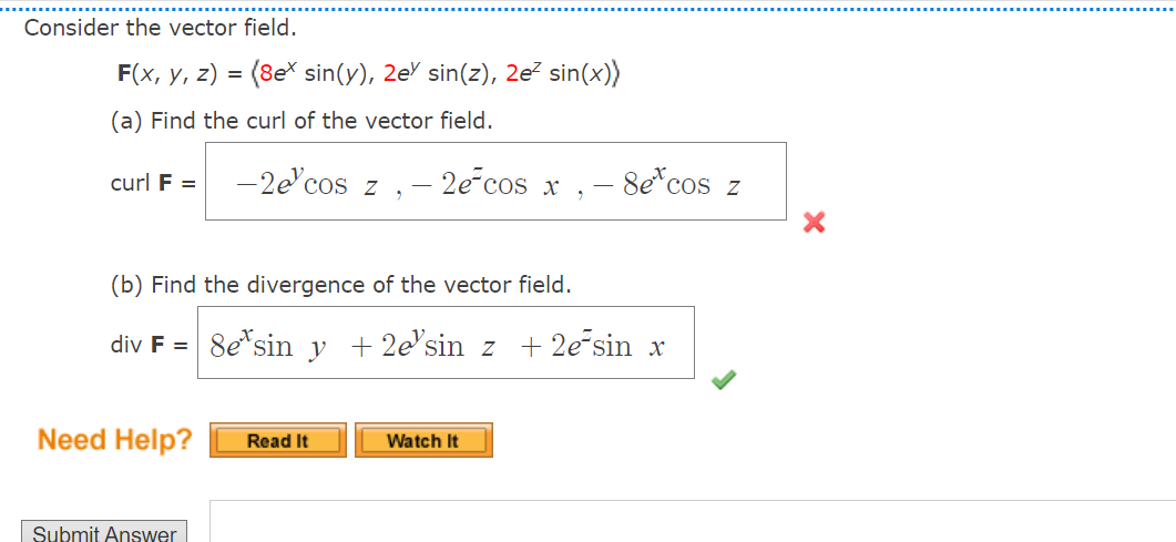 Solved Consider the vector field. | Chegg.com