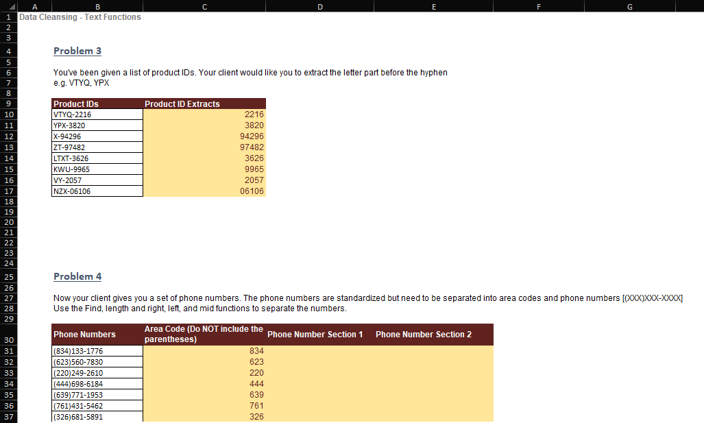 Solved Please show how to generate the excel formula to | Chegg.com