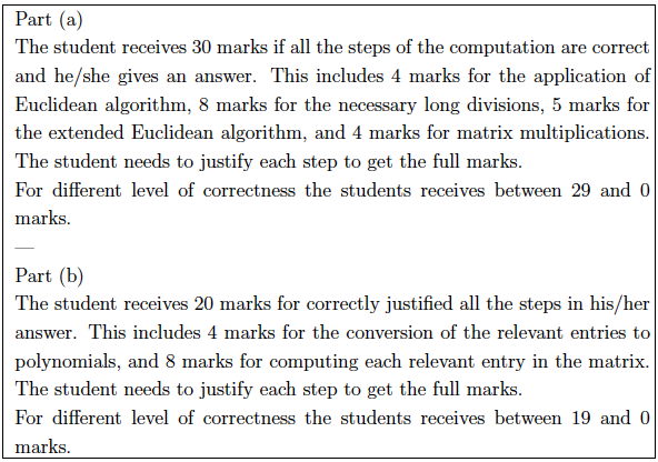 (1) This question is about the Advanced Encryption | Chegg.com