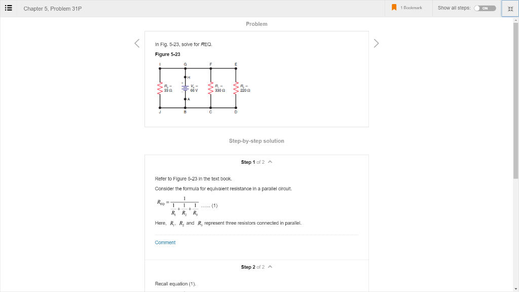 Solved E Chapter 5, Problem 31P 1 Rankmark Show all steps: | Chegg.com