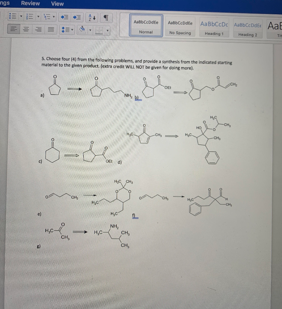 Solved gs Review View AaBbCcDdEe AaBbCcDdee AaBbCcDc | Chegg.com