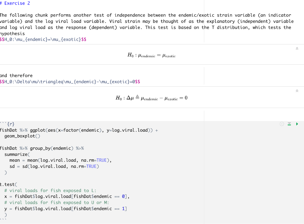 Solved # Excercise 1 The following code creates a new | Chegg.com