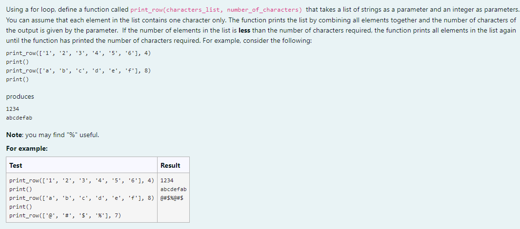 Solved Using a for loop, define a function called | Chegg.com
