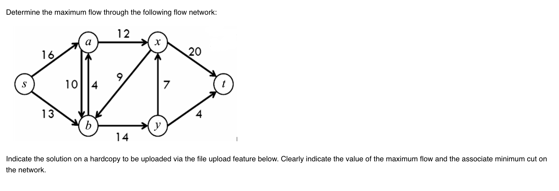 Solved Determine the maximum flow through the following flow | Chegg.com