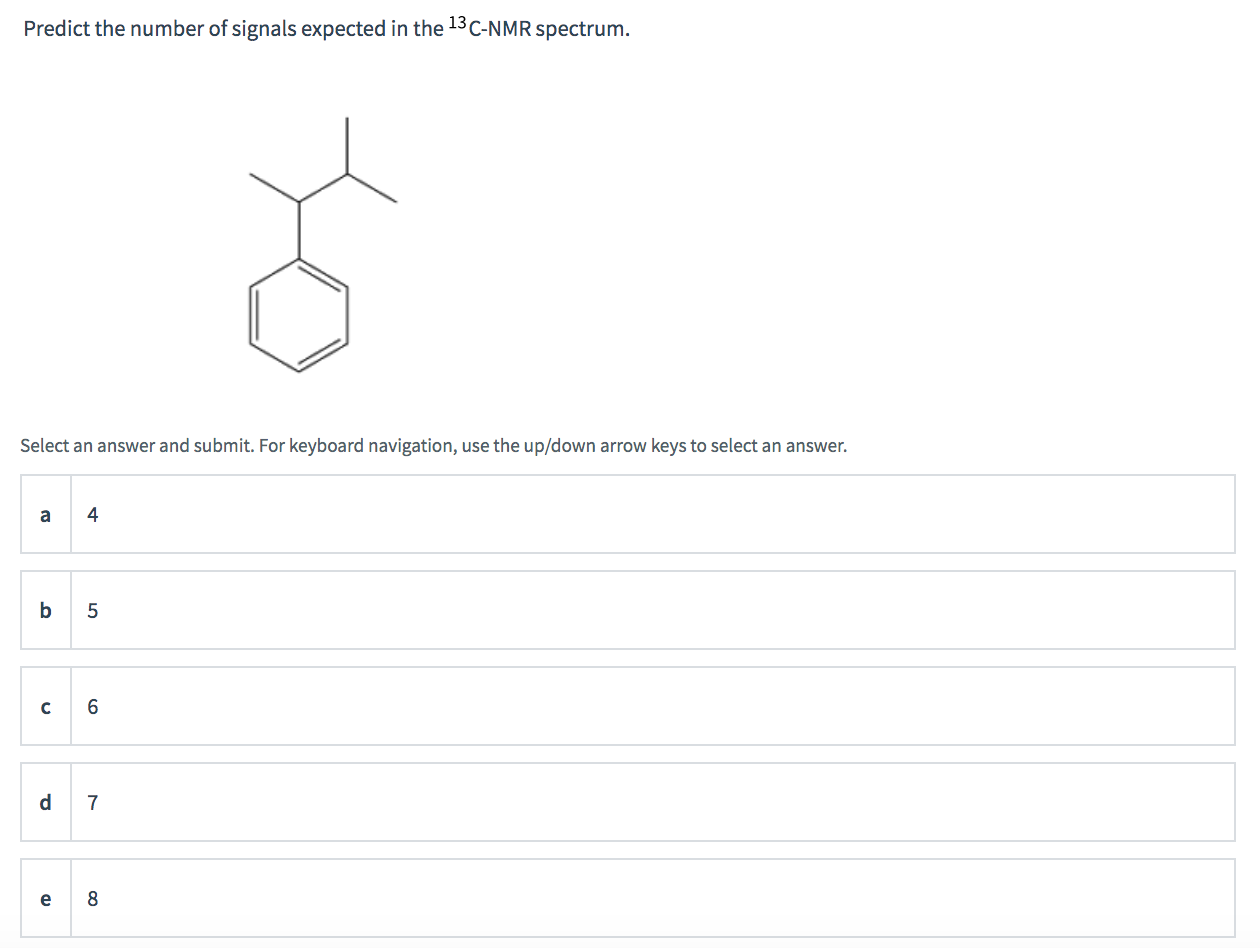 Solved Predict the number of signals expected in the 13 | Chegg.com