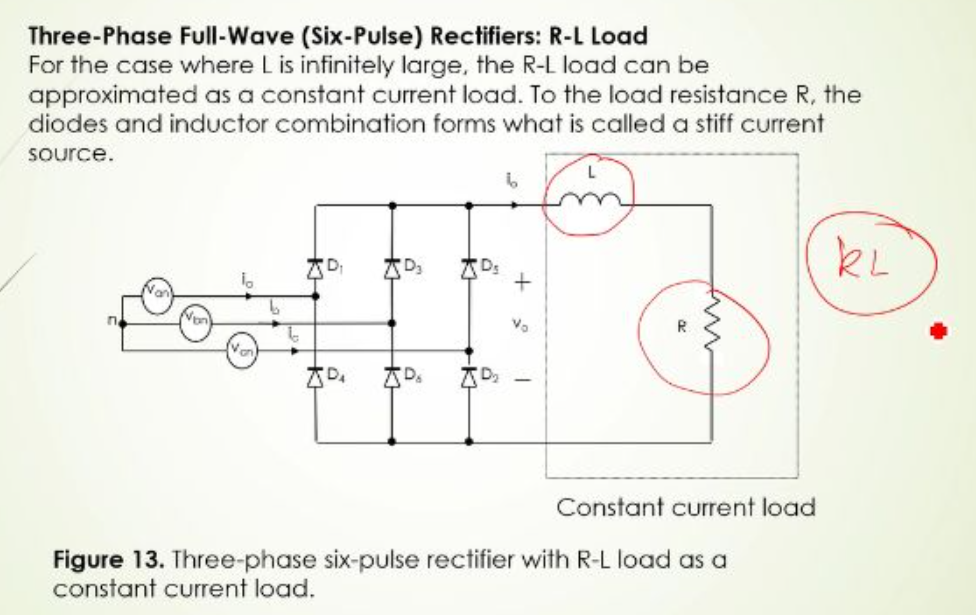Solved Three-Phase Full-Wave (Six-Pulse) Rectifiers: R-L | Chegg.com