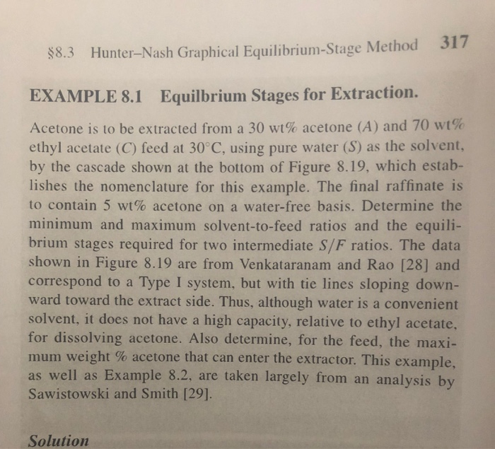 S8.3 Hunter-Nash Graphical Equilibrium-Stage Method | Chegg.com