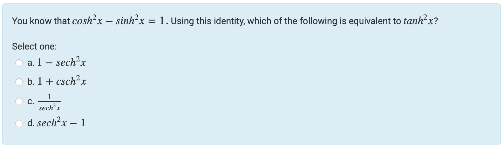 Solved Evaluate limx→0(x1−x1) Select one: a. −1/2 b. −1 c. 0 | Chegg.com