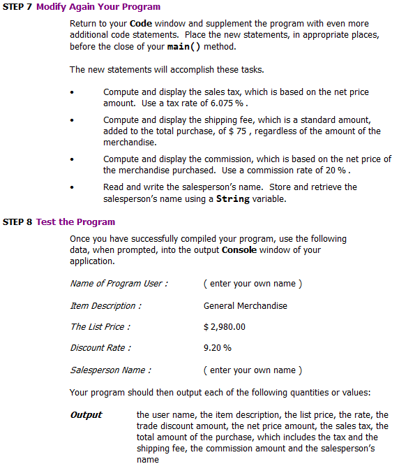 Solved dify Your Program Return to your Code window and | Chegg.com