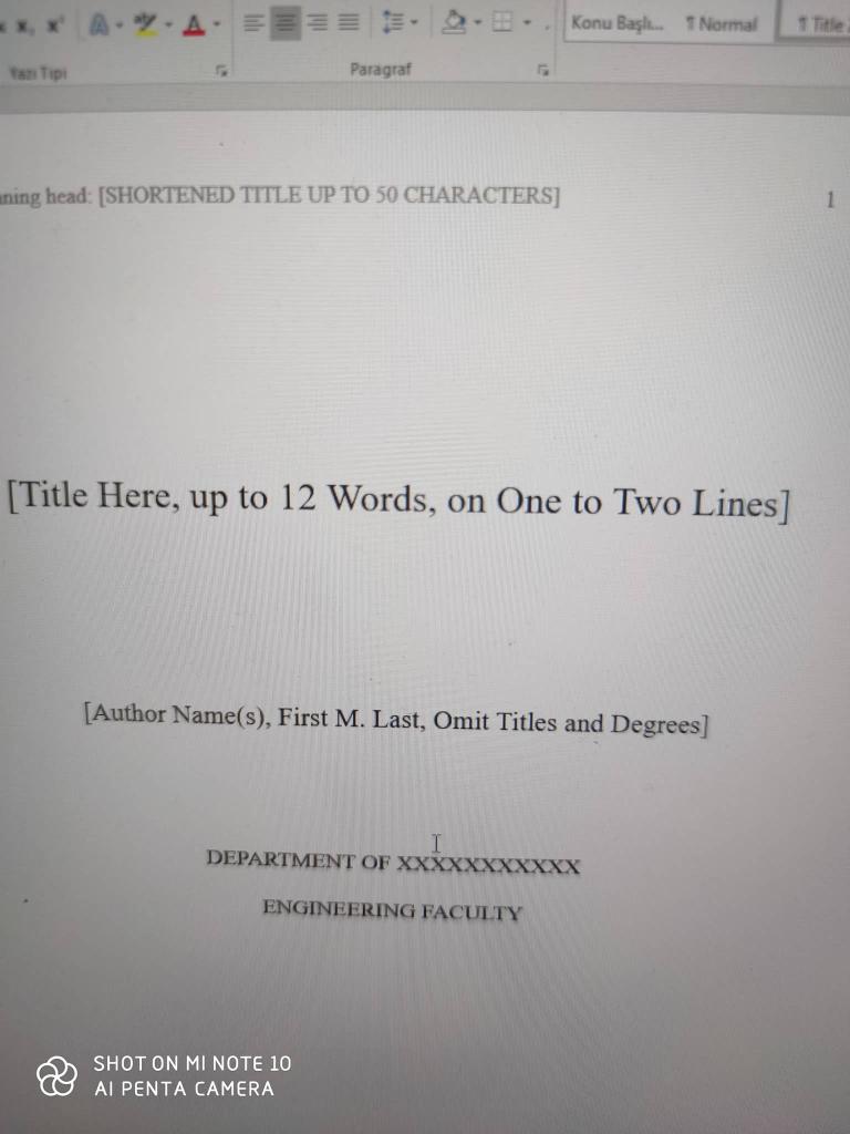 Solved xx, x Al A. Konu Başlı... T Normal Tai Tipi Paragraf | Chegg.com