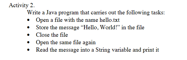 Solved In Java please! If you can put some comments in the | Chegg.com