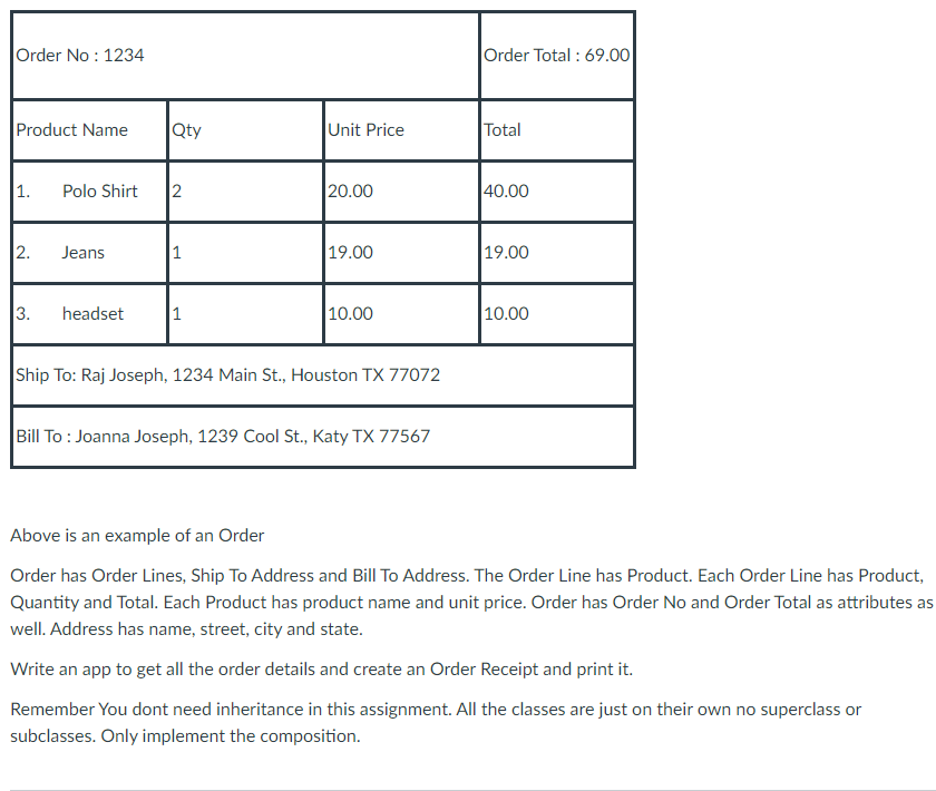 Solved Above is an example of an Order Order has Order | Chegg.com