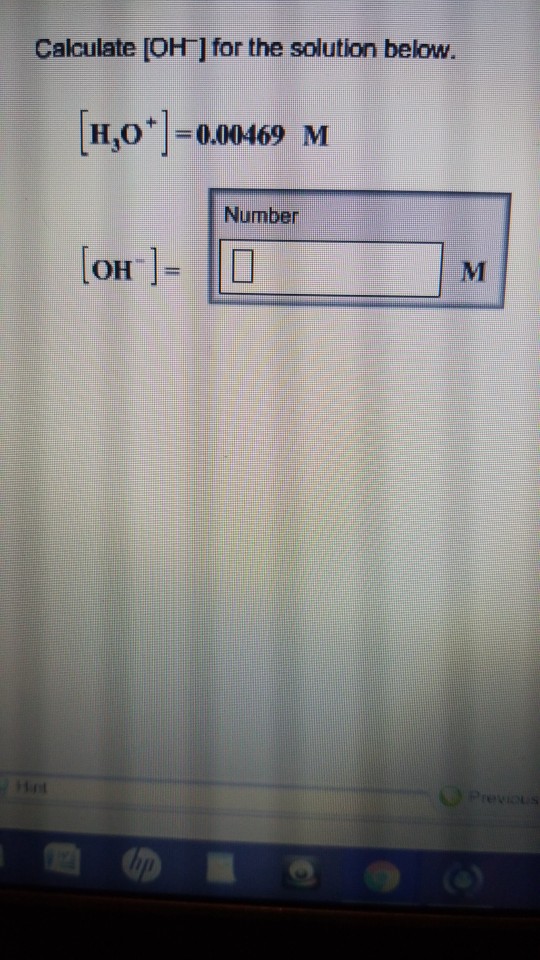 Solved Complete this table of values for four aqueous | Chegg.com