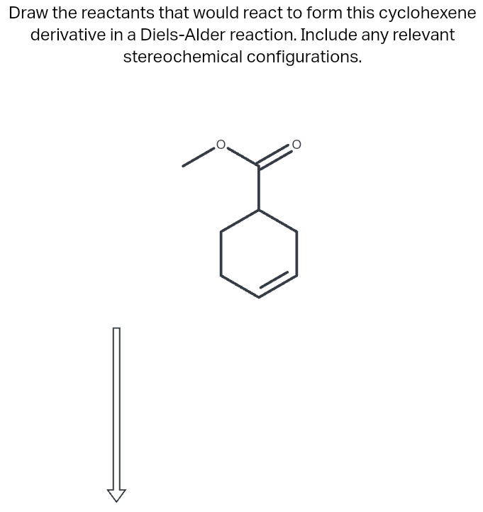 [Solved]: Draw the reactants that would react to form this