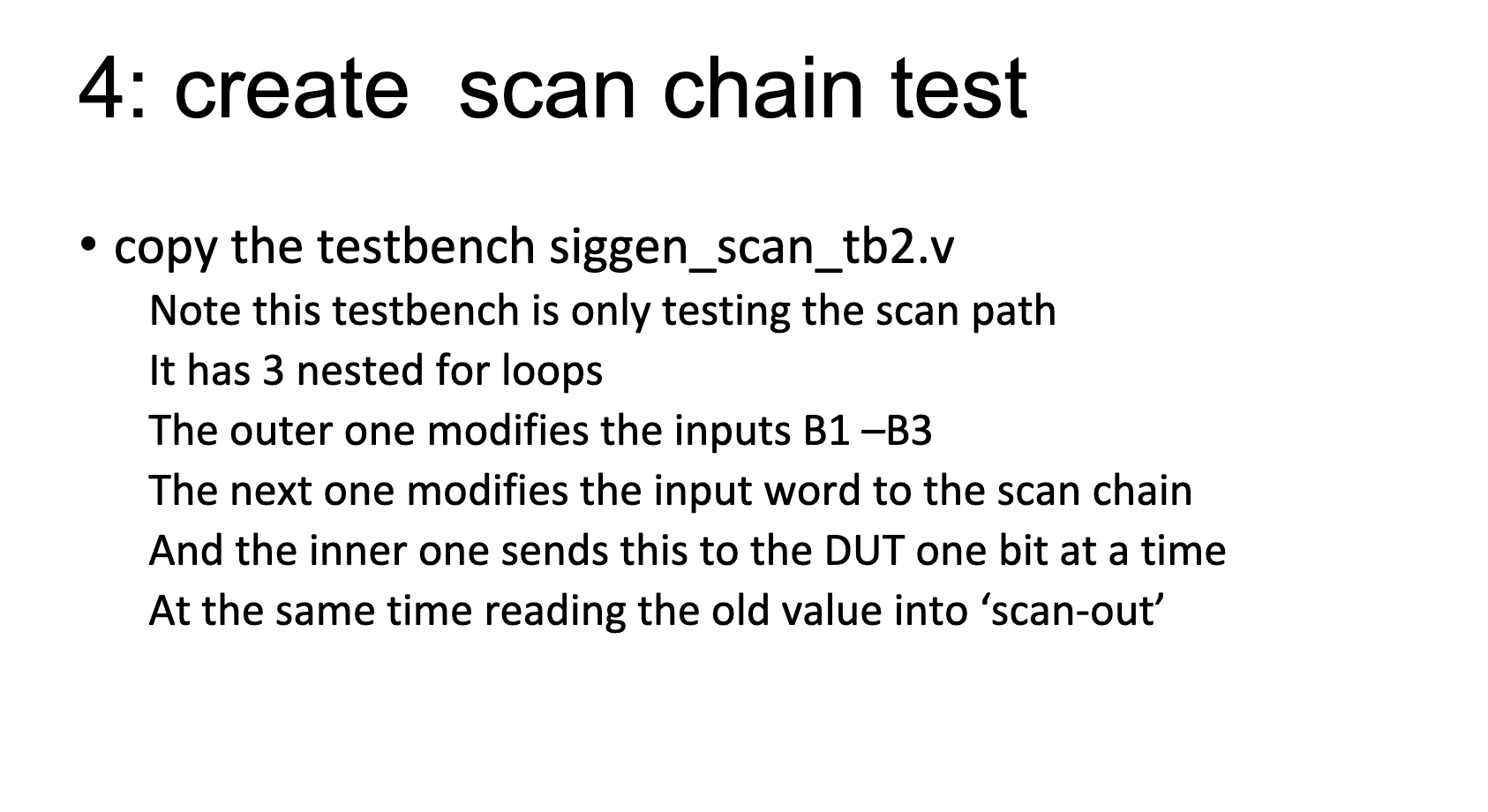 Solved - Aim - 1 To add internal scan path to an existing | Chegg.com