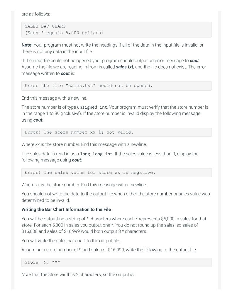 Solved 2.16 F22 Lab Lesson 9 (Part 1 of 2): Loops \& Files | Chegg.com Solved 2.16 F22 Lab Lesson 9 (Part 1 of 2): Loops \& Files | Chegg.com