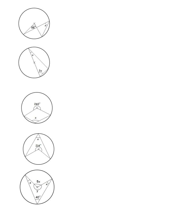 Solved 58 3х 260" х 214 х 40° | Chegg.com