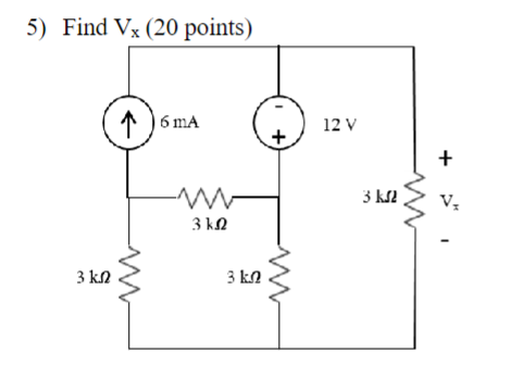 Solved Solve the following problems using Nodal analysis, | Chegg.com