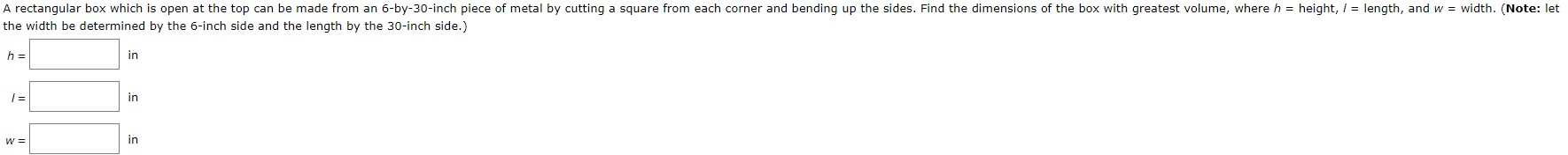 Solved A rectangular box which is open at the top can be | Chegg.com