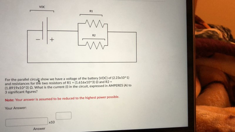Solved VDC R1 R2 For the parallel circuit show we have a | Chegg.com