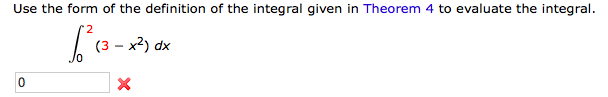 Solved Use the form of the definition of the integral given | Chegg.com