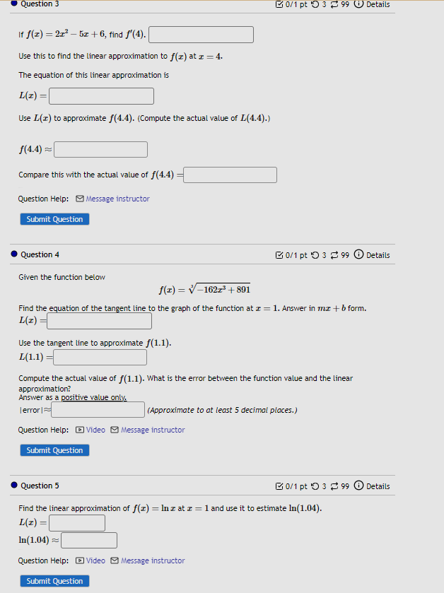 Solved If f(x)=2x2-5x+6, ﻿find f'(4).Use this to ﻿find the | Chegg.com