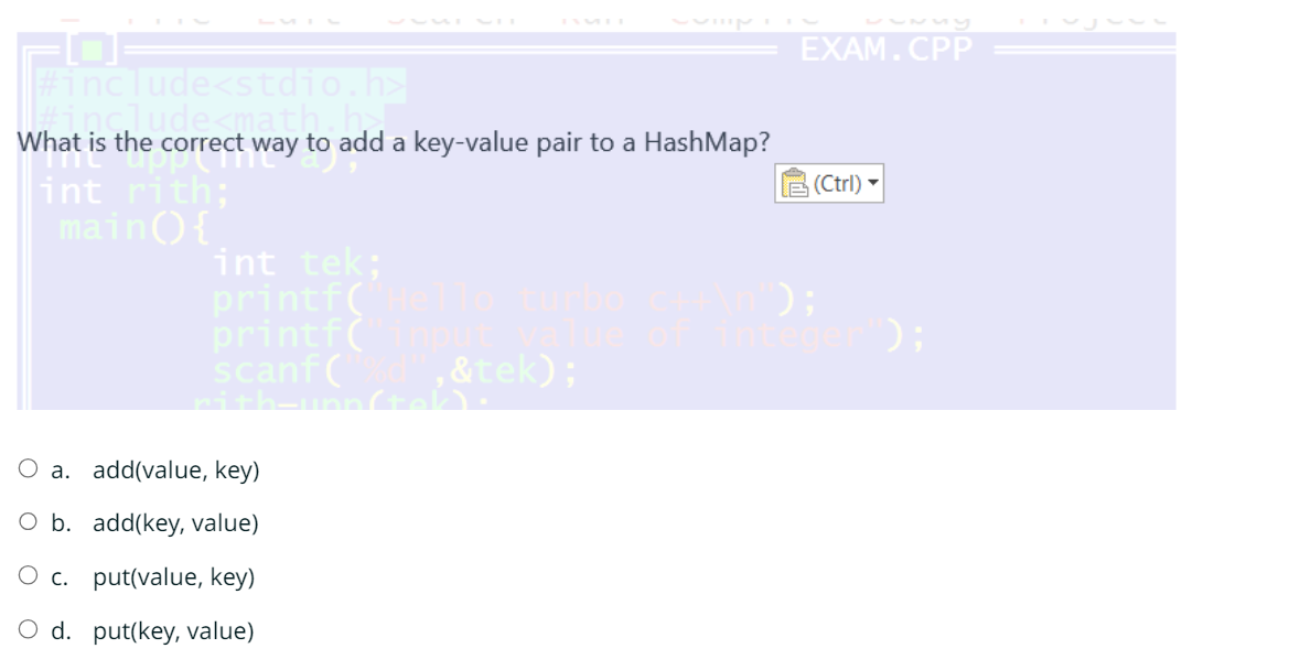 Solved What is the correct way to add a key-value pair to a | Chegg.com Solved What is the correct way to add a key-value pair to a | Chegg.com