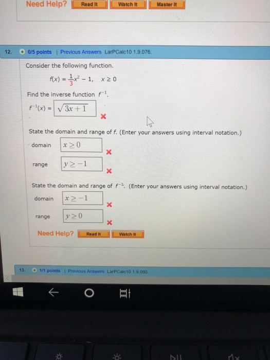 Solved Need Help? Readit WatchMasterit Watch It Master It | Chegg.com Solved Need Help? Readit WatchMasterit Watch It Master It | Chegg.com