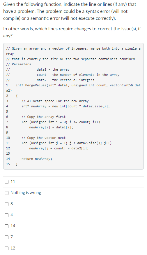 Solved Given the following: void Foo() { const int | Chegg.com