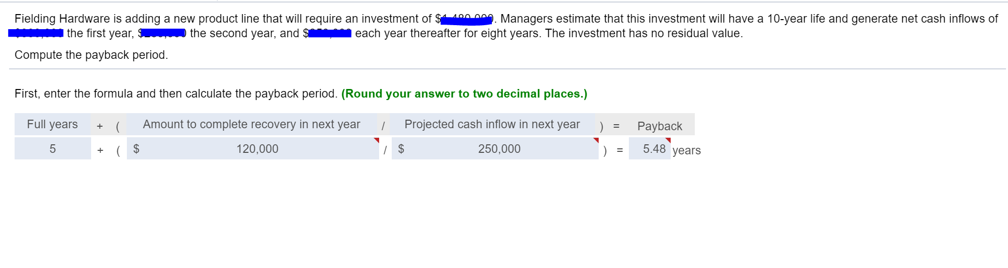 Solved Fielding Hardware is adding a new product line that | Chegg.com