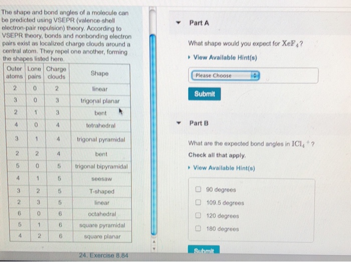Solved Predict The Relative Bond Angles In Bfs And So2 O Bfs