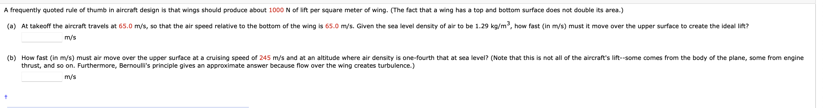 Solved A frequently quoted rule of thumb in aircraft design | Chegg.com
