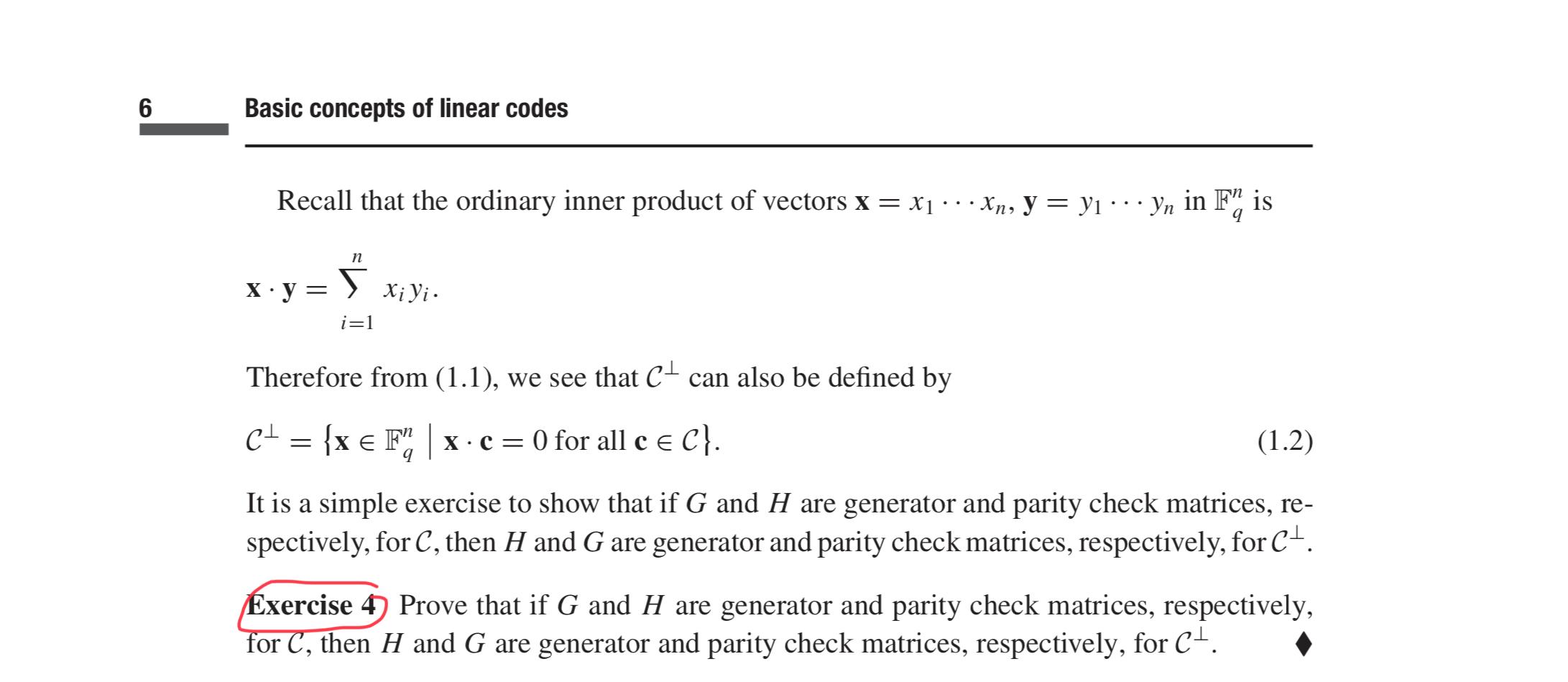 Solved How finding the generator matrix of GT and dual of | Chegg.com