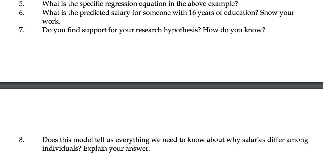 Solved C: Bivariate OLS regression Model Summary Std. Error | Chegg.com
