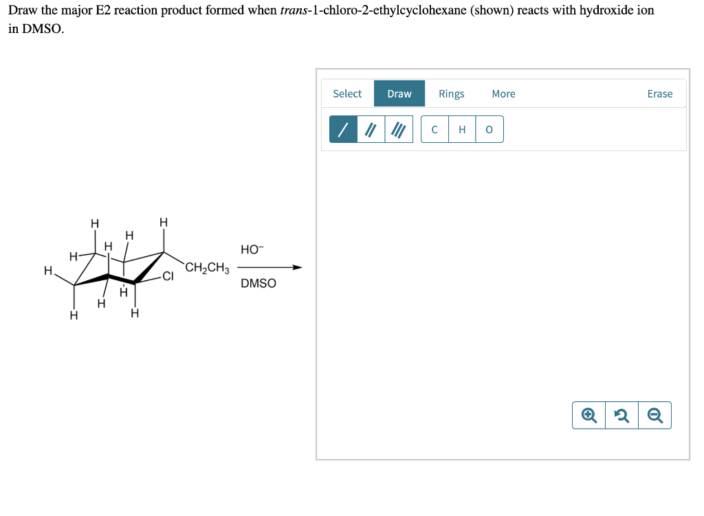 Solved Draw the major E2 reaction product formed when | Chegg.com