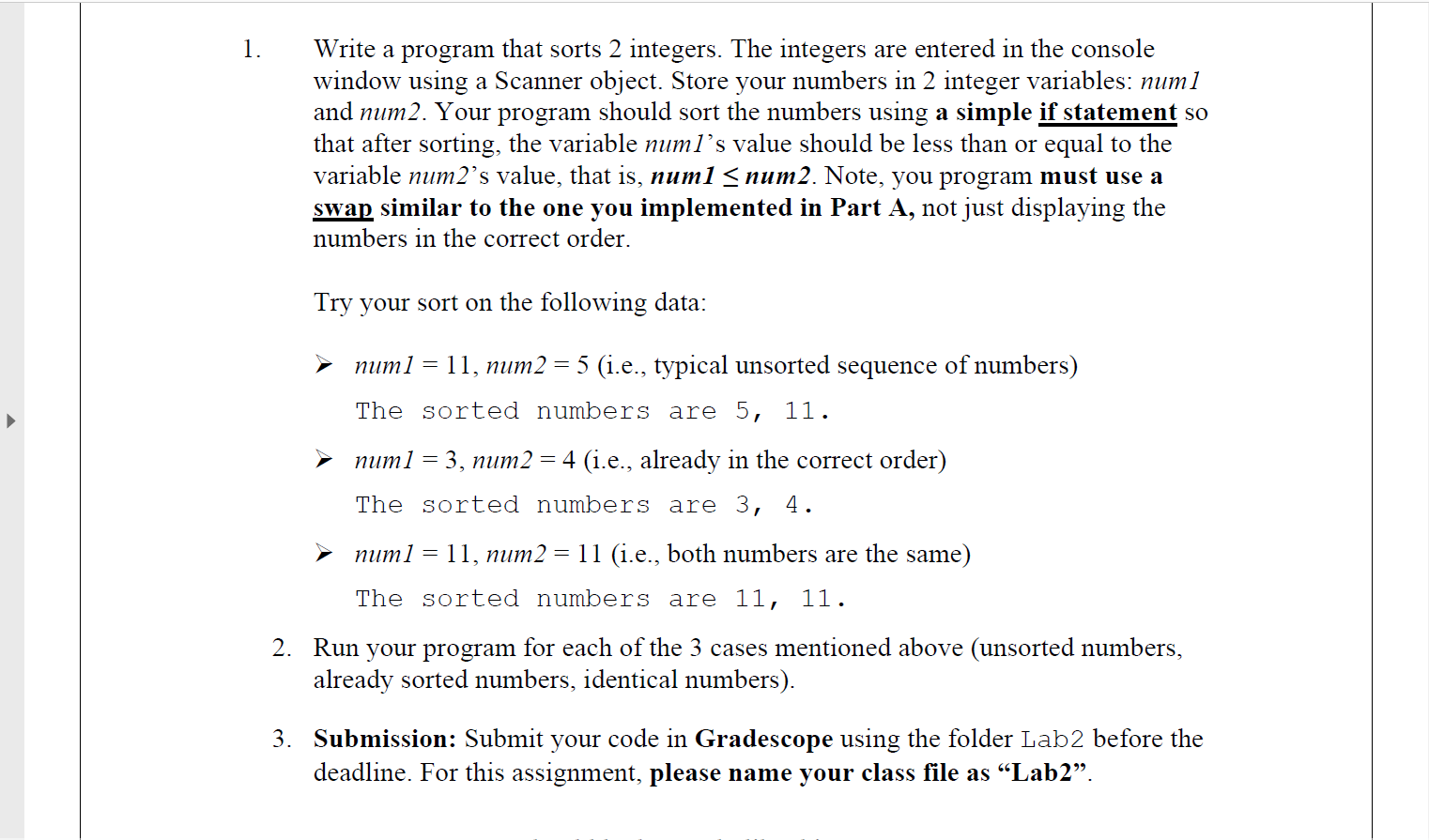 Solved I need help setting up if statement in my program. I | Chegg.com