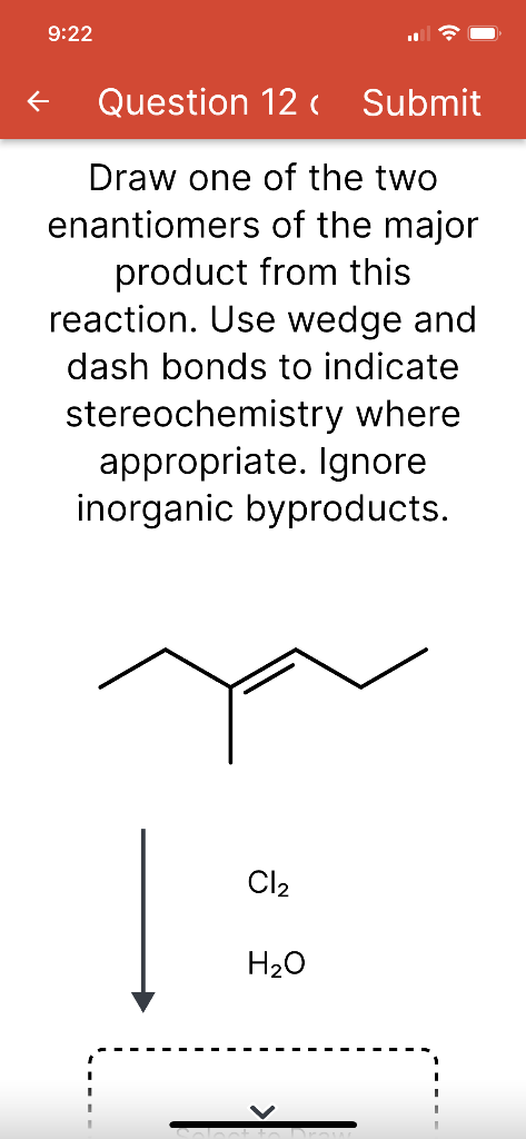 Solved 9:22 Question 12c Submit Draw one of the two | Chegg.com
