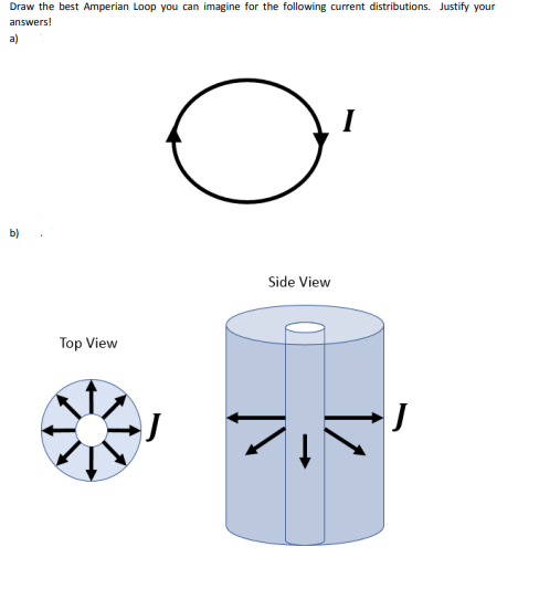 Solved Draw the best Amperian Loop you can imagine for the | Chegg.com