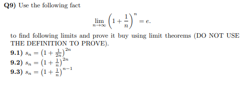 Solved Definition 1 (Subsequence). Let {n}=1 be a sequence, | Chegg.com